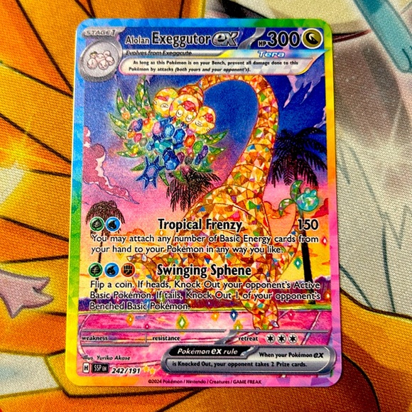 Toys | Gold Metal Exeggutor Ex Fan Art Card Collectiblegiftdisplay ...